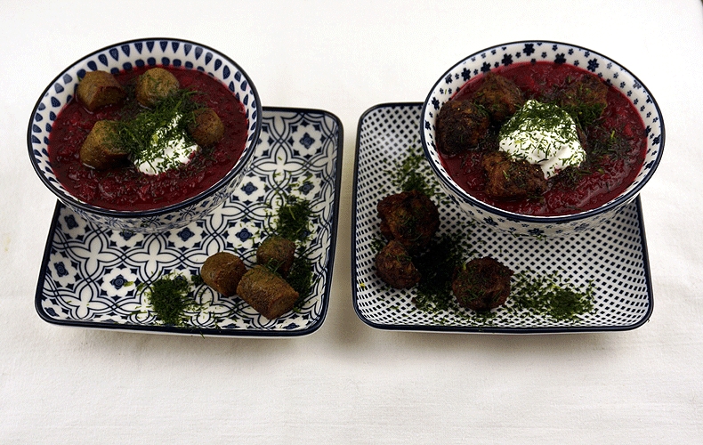 Veganer Borrscht -russischer rote Bete Eintopf – Tierfreischnauze